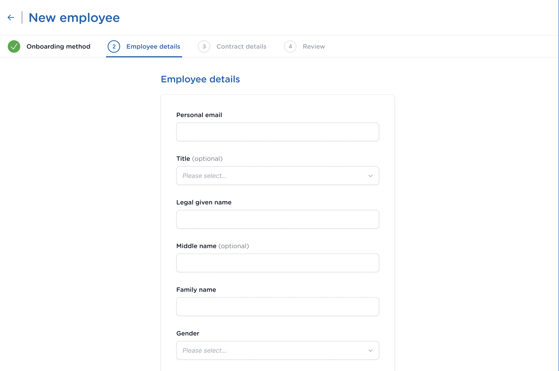 Adding Employees to your Account - Manual Process – Rest
