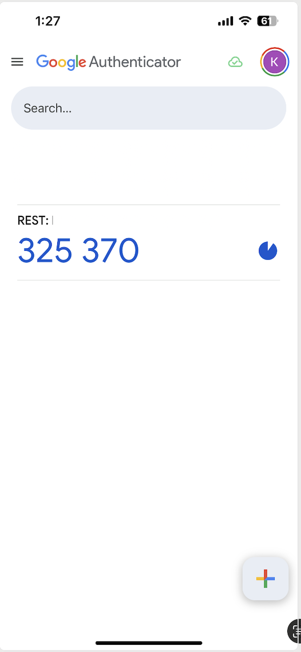 Setting Up MFA – Rest